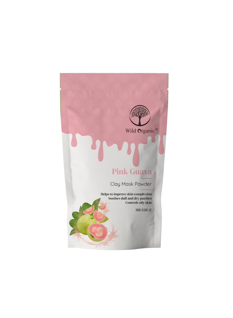 Pink Guava Clay Mask Powder 100 Gm – Wildorganic ind