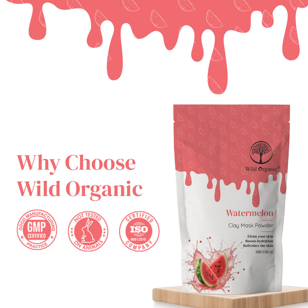 Watermelon Clay Mask Powder 100 Gm – Wildorganic ind
