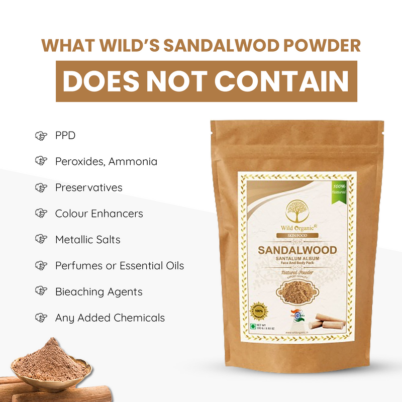100% Natural & Pure Sandalwood Powder For Skin Online (100gm) and ...