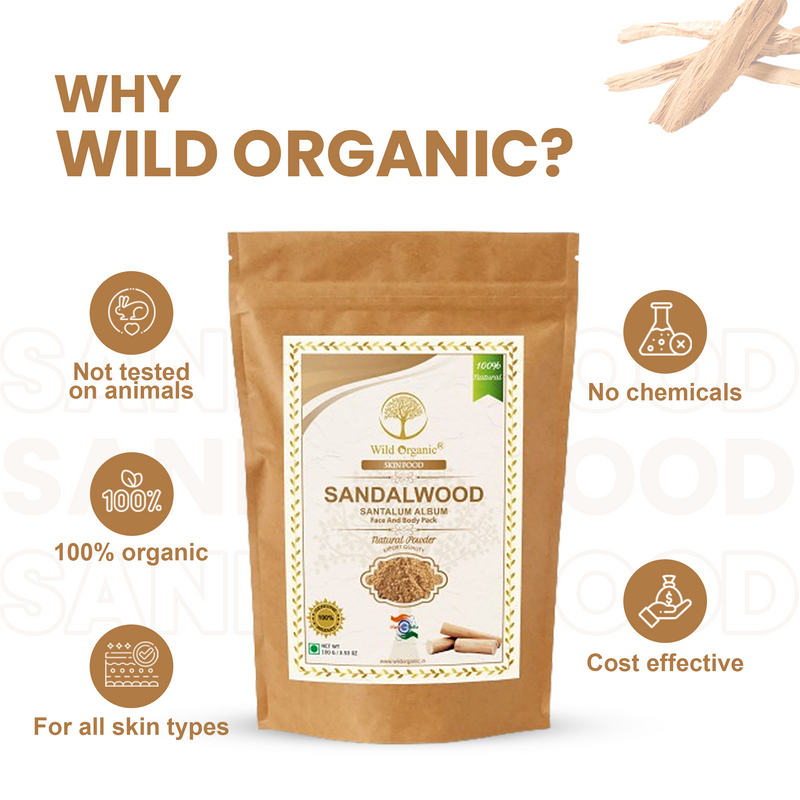 100% Natural & Pure Sandalwood Powder For Skin Online (100gm) and ...
