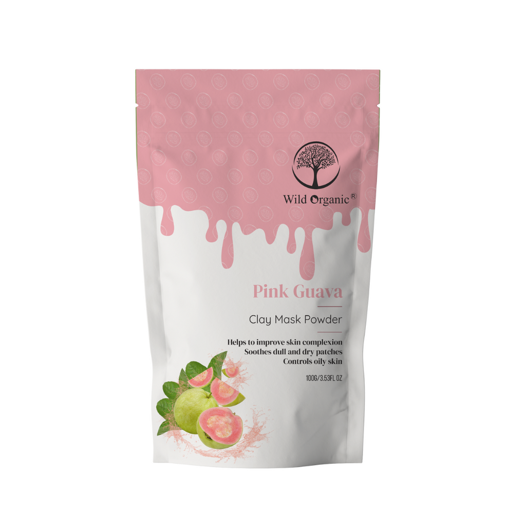 Pink Guava Clay Mask Powder 100 Gm – Wildorganic ind