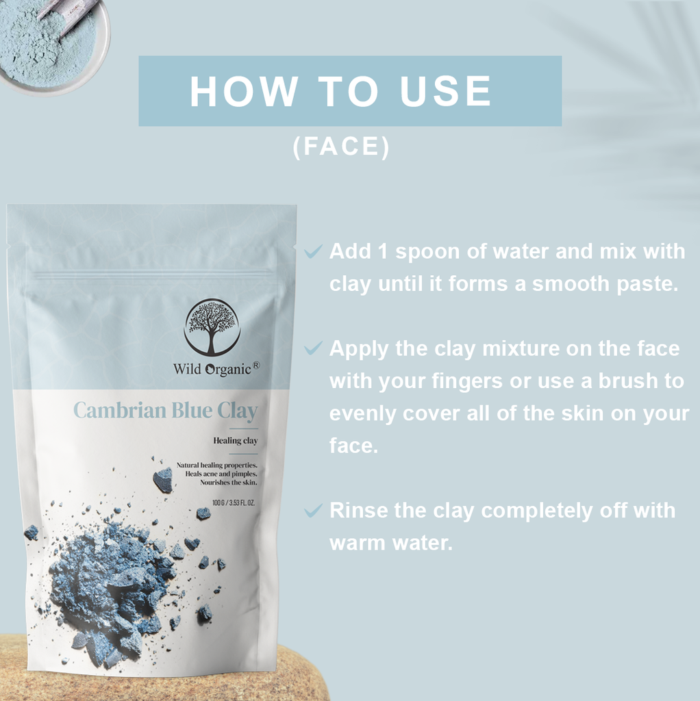 Cambrian Blue Clay - Powder Healing clay - 100gm – Wildorganic ind