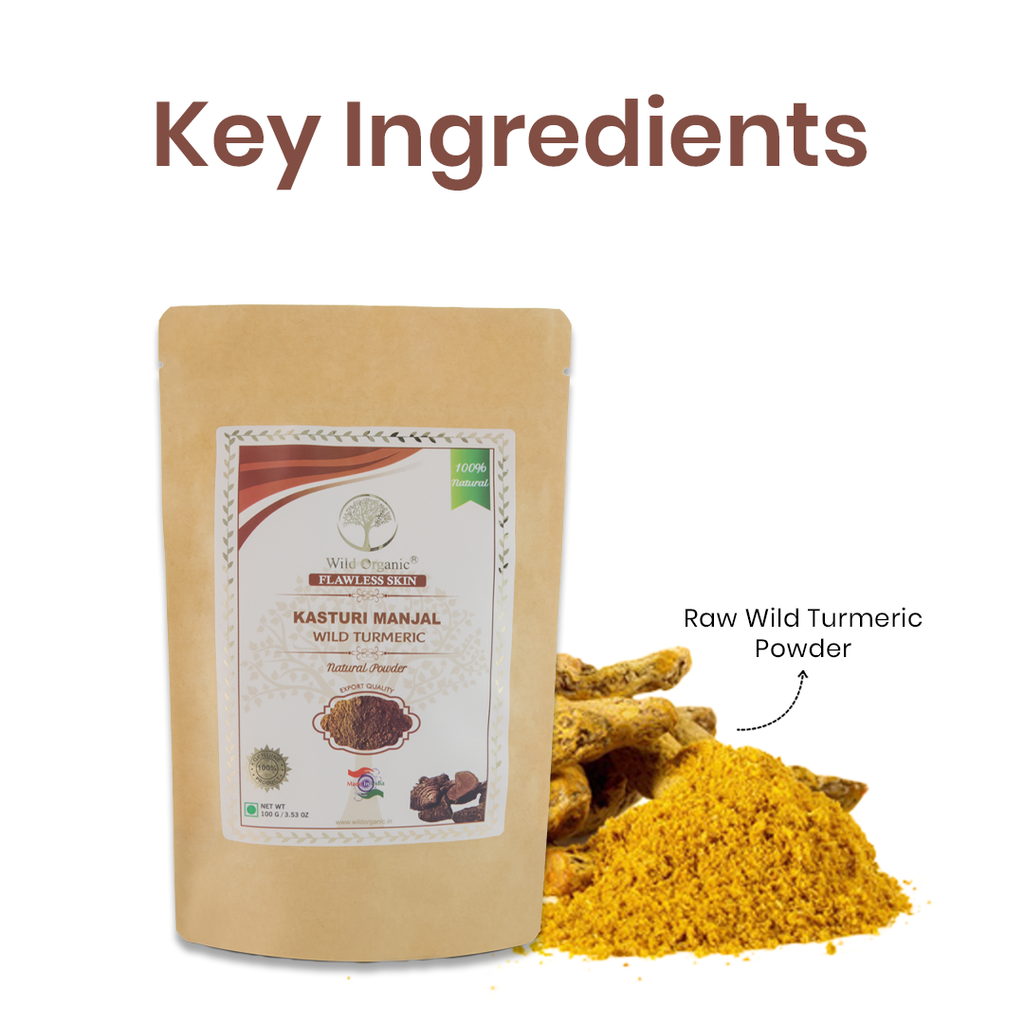 Buy 100% Organic & Natural Wild Turmeric Powder Online for Glowing Skin ...